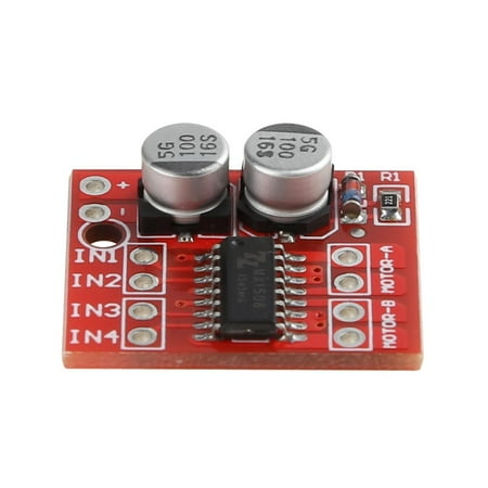 Jinveno Mini L298N 2 Way Reversing PWM Speed Dual H Bridge DC Motor ...