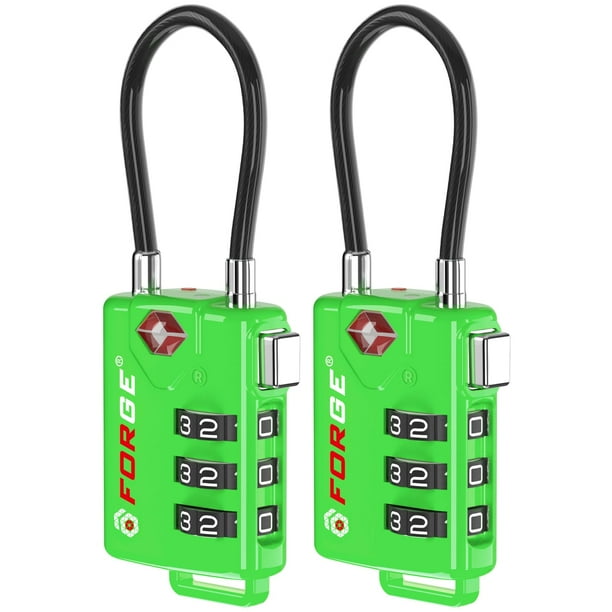 Los candados de equipaje aprobados por la TSA forman una combinación reconfigurable | Bodega ...