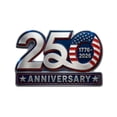 American Flag Car Emblem, 250th Anniversary Metal Badge 1776-2026 ...