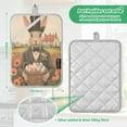 Qxltty Mister Easter Bunny Oven Mitts 2-Pack Heat Resistant Quilted ...