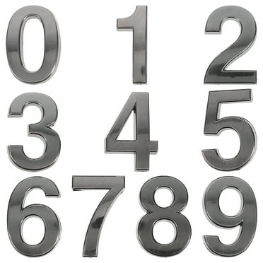 HASWARE House Number Sign 4 inch Modern Door Numbers Signage Plaque ...