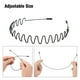 6Pcs Metal Hair Bands, TSV Men's Wavy Spring Headbands, Fashion and ...