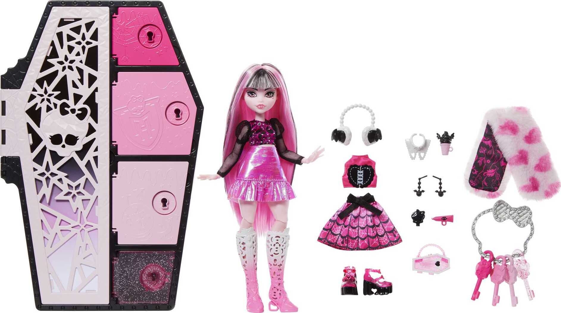 Monster High Doll, Draculaura, Skulltimate Secrets: Fearidescent Series - Walmart.com