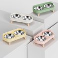 AOOOWER Elevated Dog Bowl Stand With Feeders Dishes For Most Dog Size ...