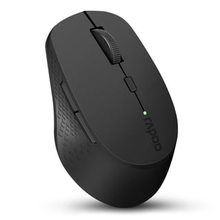 RAPOO MT550 Bluetooth Mouse, Multi-Device Wireless Mice with 4 Adjustable DPI, Symmetrical ...