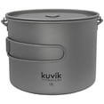 1600ml (54 oz) Titanium Pot with Bail Handle - Ultralight and Compact ...
