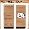 120 Pieces Book Review Bookmarks Bulk 3.5 x 8 Inch Double Sided Reading ...