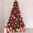 12 Pack Artificial Poinsettia Flowers, Christmas Poinsettia Picks with ...