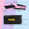 Kata Pink Utility Knife, Retractable Box Cutter, Durable Zinc Alloy ...