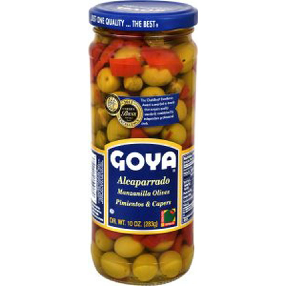 Goya Alcaparrado Manzanilla Olives, 10 Oz - Walmart.com - Walmart.com