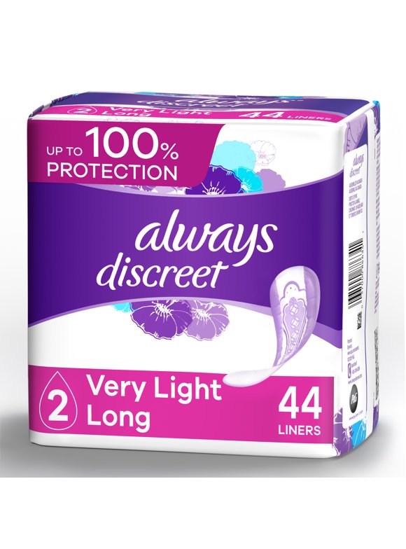 Always Discreet Liners in Always Discreet - Walmart.com