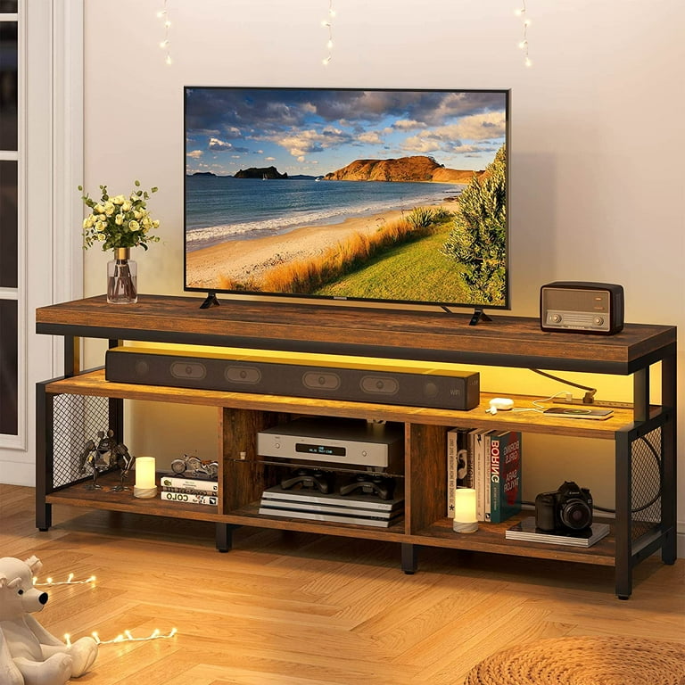 Wood and metal tv stand walmart store