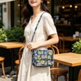 Beaded Flower Shoulder Bag Handmade Texture Underarm Bag Versatile ...