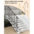 U Shape Stair Balusters with Adjustable Top Bracket for Staircase ...