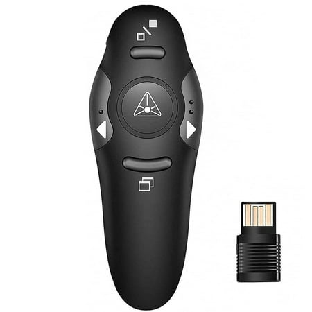 Wireless Presenter Remote,USB Presentation Remote Control PowerPoint ...