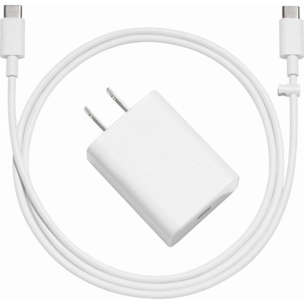 Google - Power adapter - 18 Watt (USB-C) - white - for Google Pixel ...