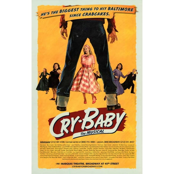 Cry Baby the Musical 11x17 Broadway Poster - Walmart.com