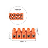 Uxcell Terminal Block 600V 36A Dual Row 5 Positions Screw Terminal Electric Barrier Strip 3 Pack ...
