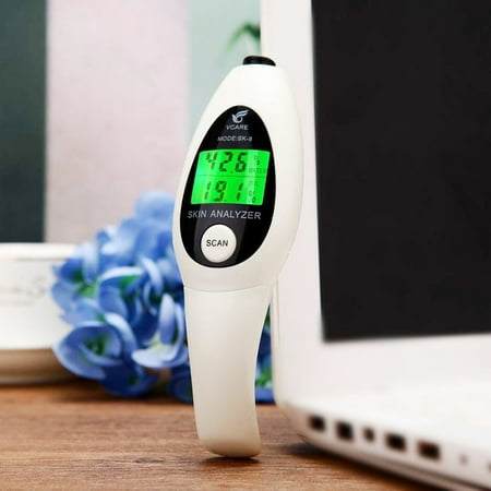 Digital Skin Detector Pen With LCD Screen Portable Skin Analyzer Water ...