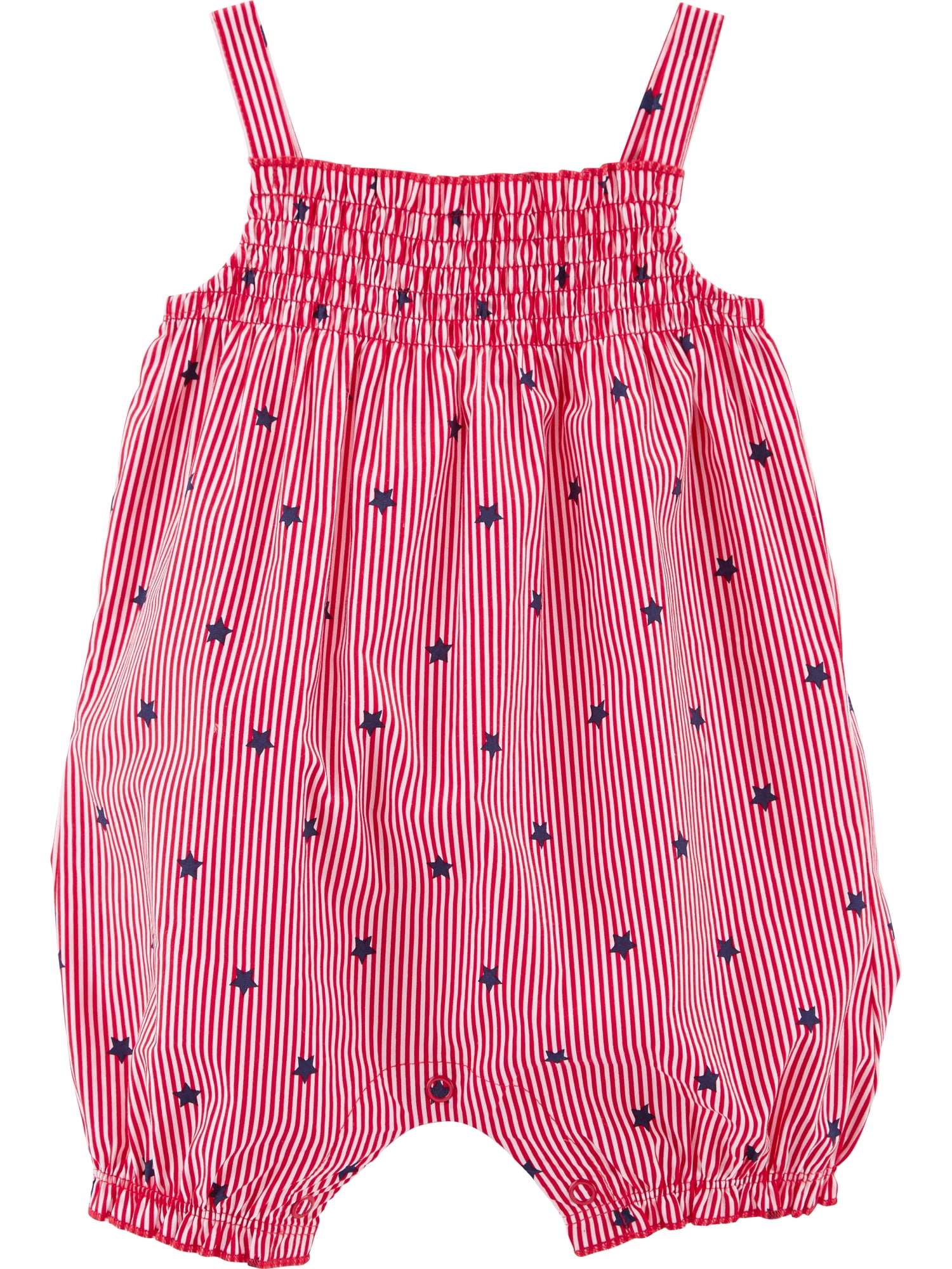 Carter's Child of Mine Baby Girl Patriotic Romper, One-Piece, Preemie ...