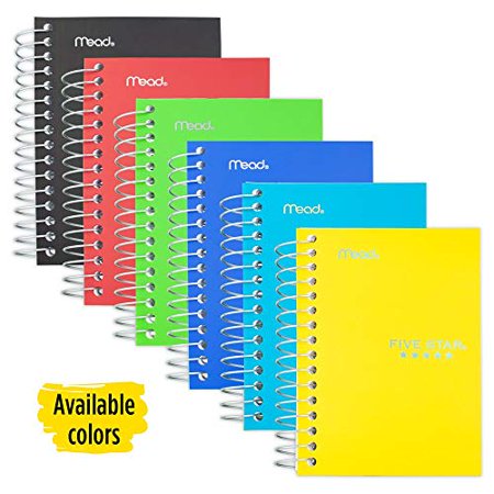 Five Star Spiral Notebook, Fat Lil' Pocket Notebook, College Ruled ...
