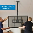 PERLESMITH Full Motion TV Ceiling Mount - 26-55 inches Flat Screen ...
