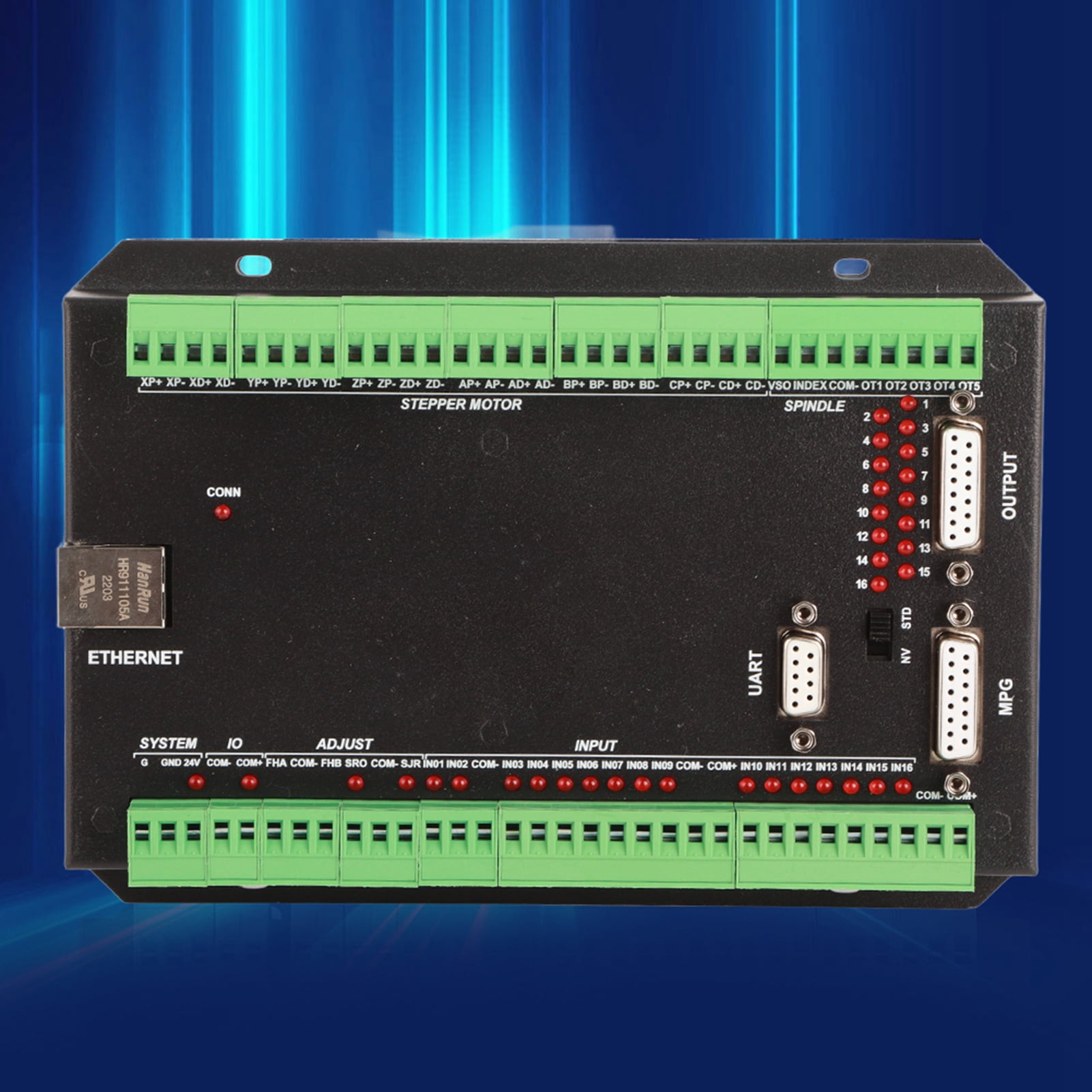 Controlador de movimiento E, EC500 /CNC Controlador de movimiento de 6 ejes Controlador de ...