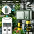 Kazeila Smart 2 Zone Water Timer, Bluetooth & WiFi, Auto Garden ...