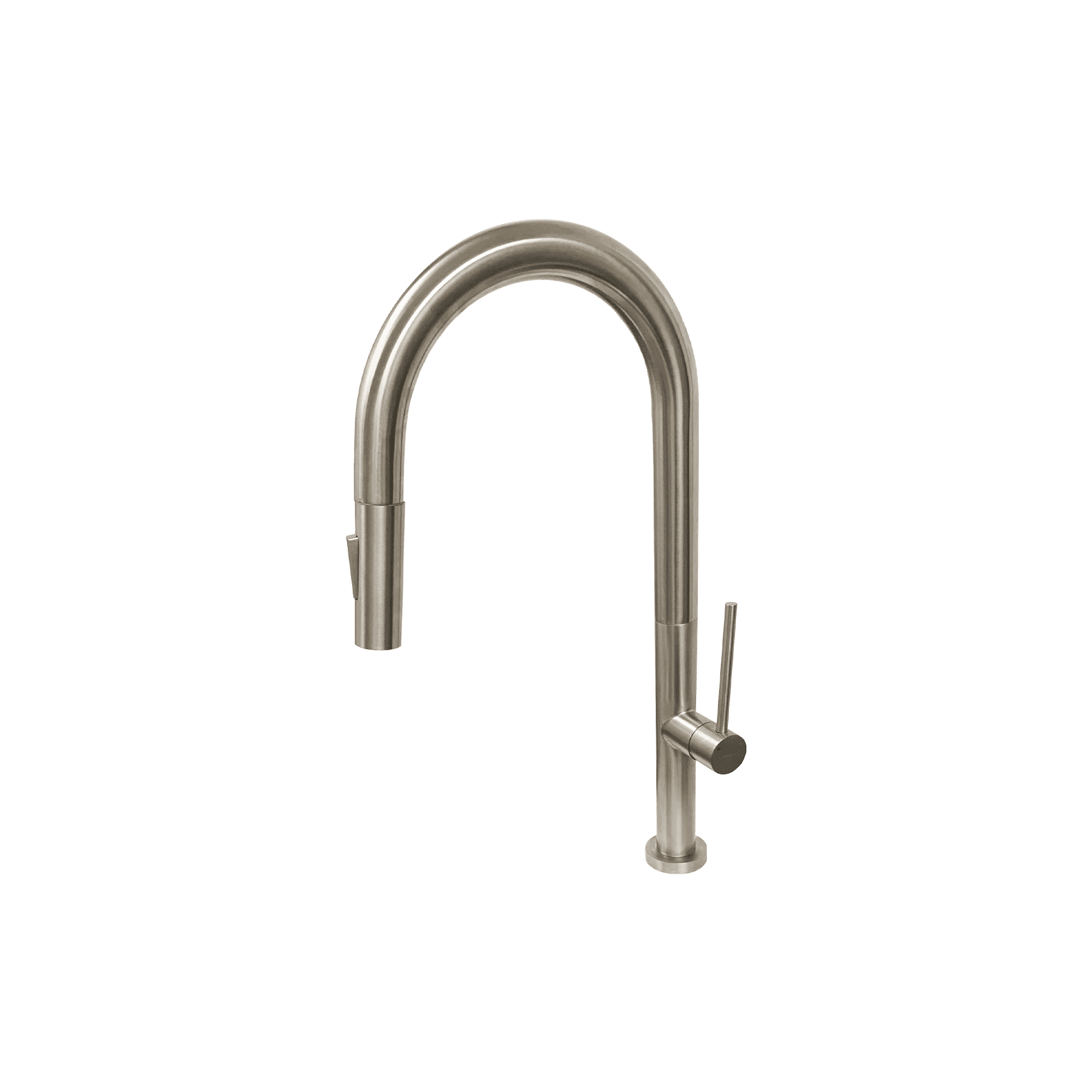 KBFmore 17.63 inch Stainless Steel Brushed Nickel Finish Kitchen Faucet ...