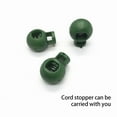 TureClos 10pcs Cord Stoppers Lock End Toggles Spherical Hole Tightening ...