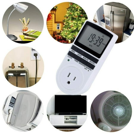 freestylehome Digital Timer Switch Plug Kitchen Timer Outlet 120V ...