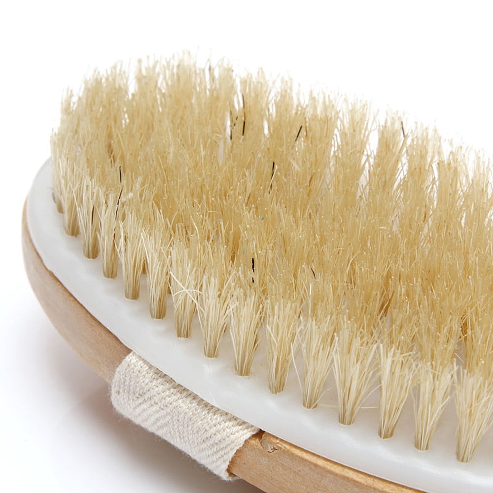 Click here for Egnmcr Brushes Shower Brush Boar Bristles Exfoliat... prices