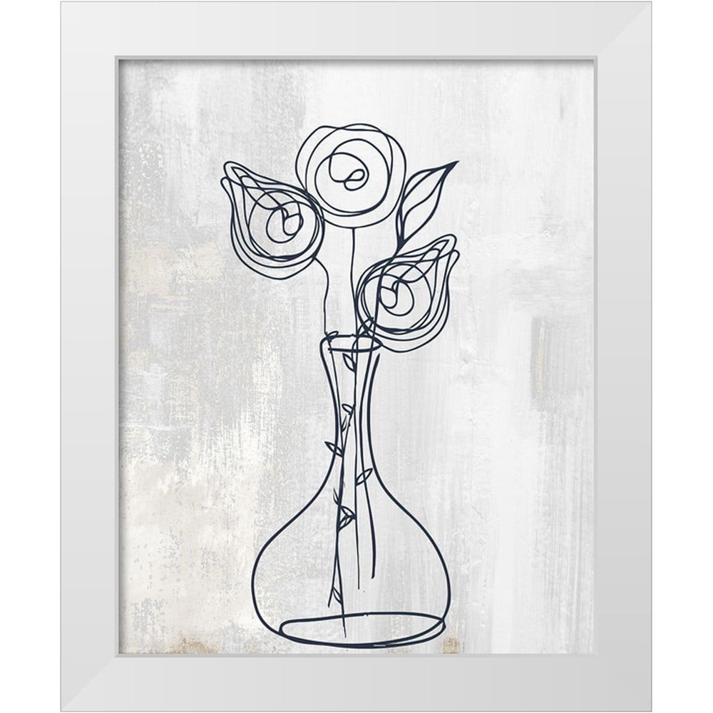 Sommers, Mindy 26x32 White Modern Wood Framed Museum Art Print Titled ...