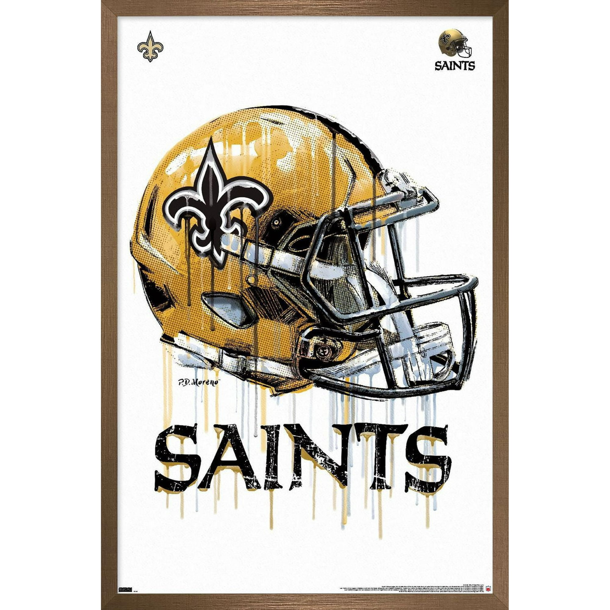 Click here for Trends International Nfl New Orleans Saints - Drip... prices