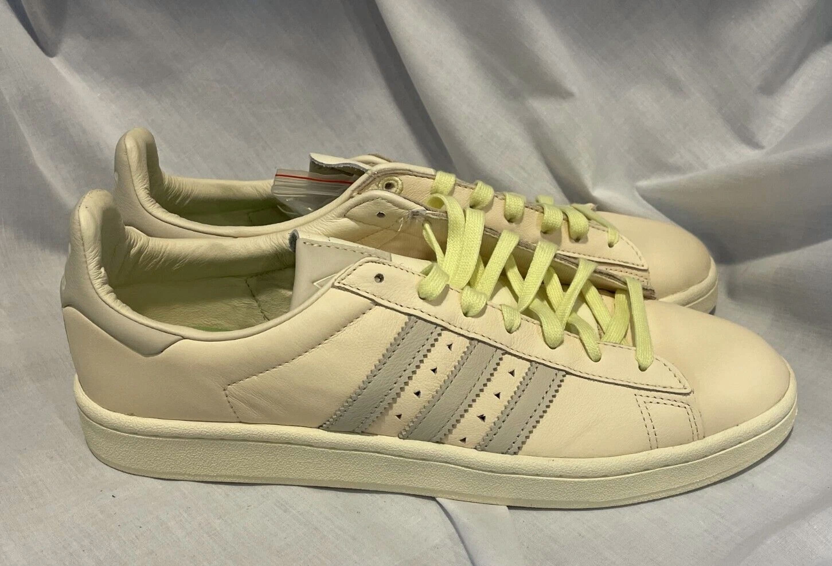 Adi-das Pharrell Williams Campus Mens 11 Ecru Tint Cream White FX8025 ...