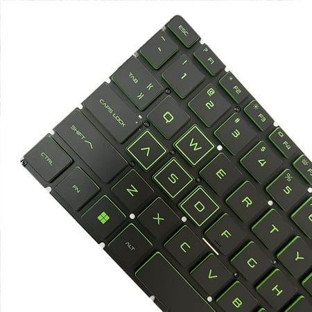 RGB Keyboard Backlight Backlit Green Replacement for HP Pavilion Gaming ...