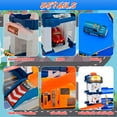 PUPWER Kids Toy Garage Set, Race Car Track, Vehicle Garage for Toddlers ...
