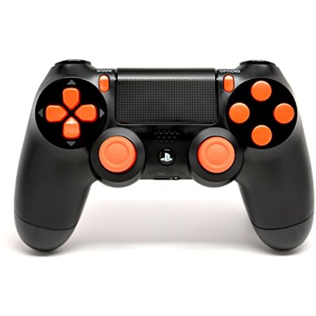 Black/Orange PS4 Playstation 4 Rapid Fire Modded Controller for Black ...