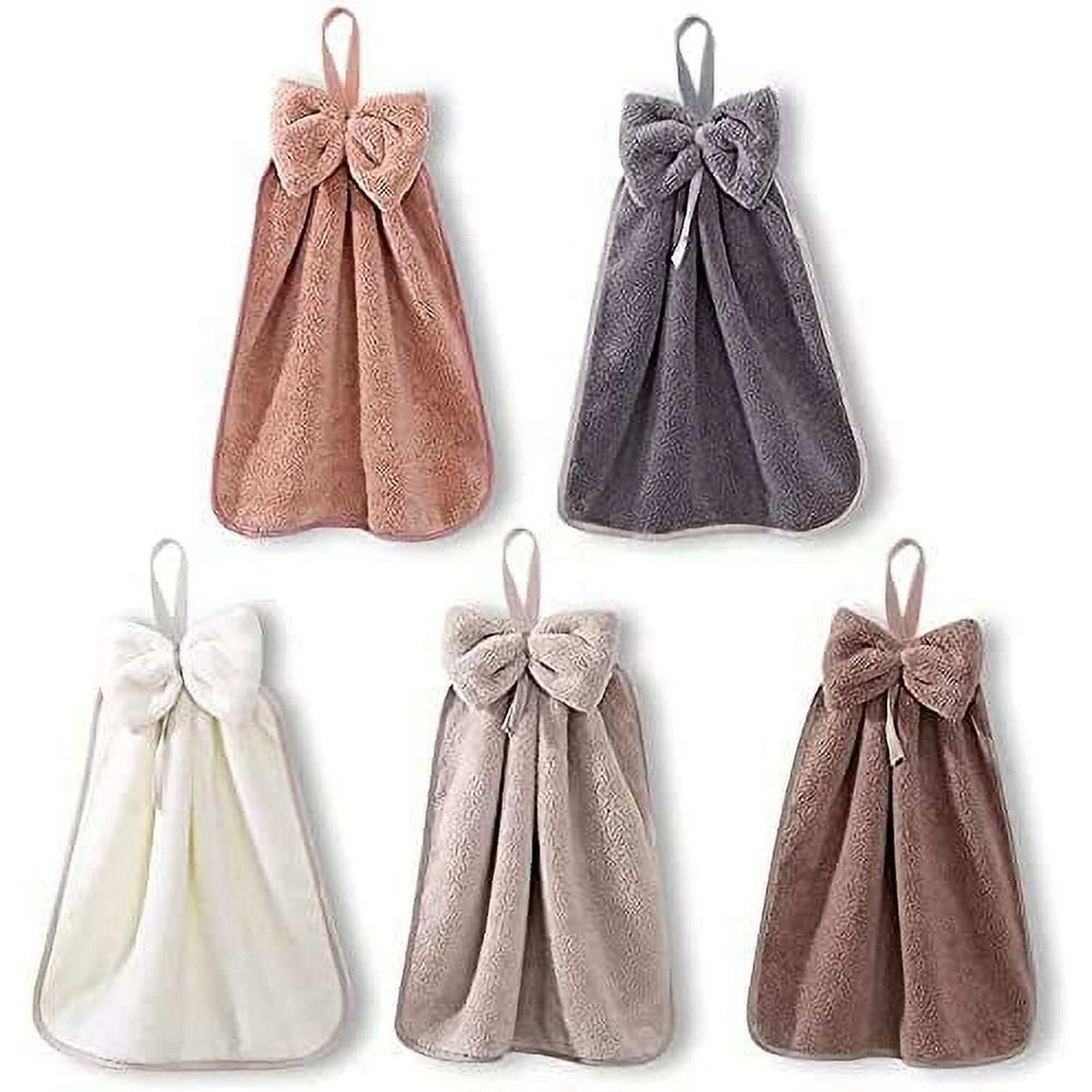Click here for Jinsinto 5 Pcs Bow Hand Towels With Hanging Loop prices