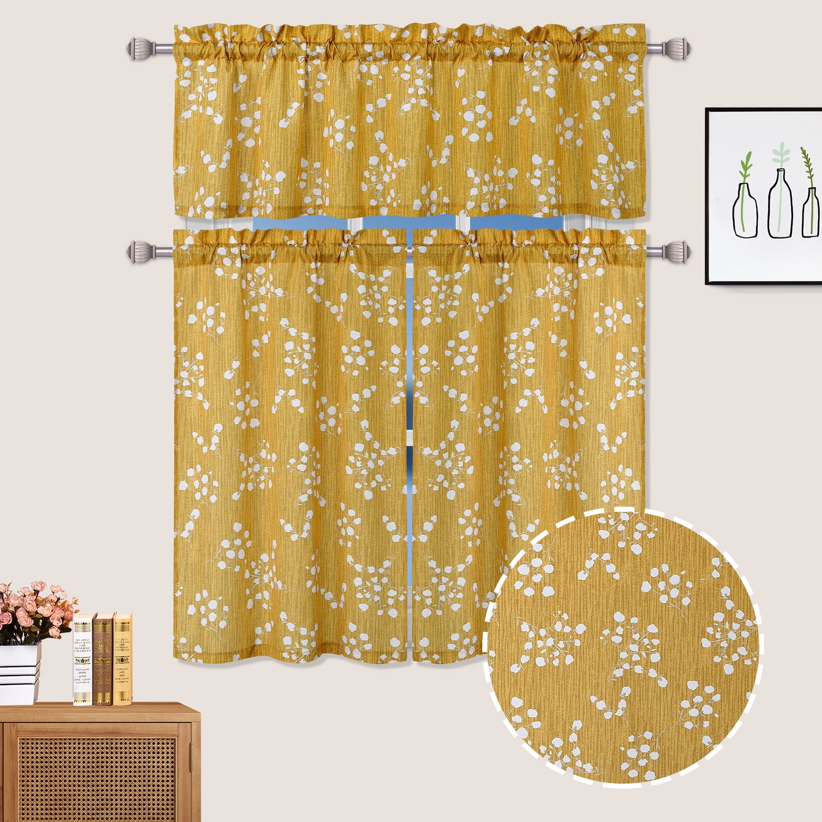 Yellow Country Curtains