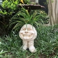 Homestyles Antique White Papa John the Muggly Face Humorous Statue ...