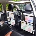 2Pack Car Back Seat Organizer Antique Nylon Fabric Thickened Waterproof ...