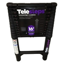 Telesteps 12.5ft Telescoping Extension Ladder – 16ft Reach, 250lb ...