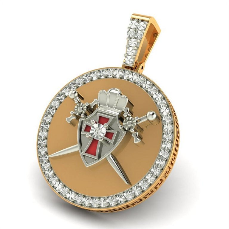 Diamond Shield And Sword