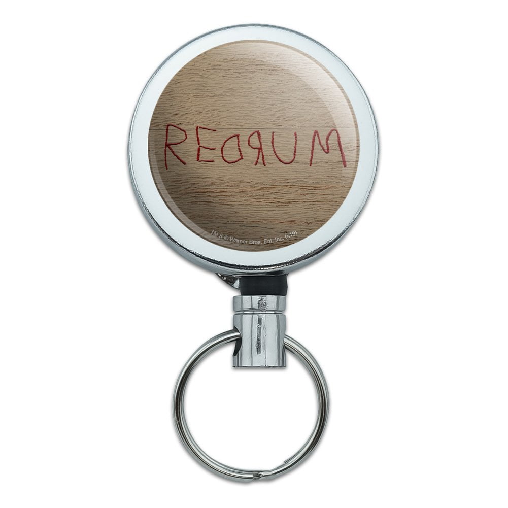 The Shining Redrum Heavy Duty Metal Retractable Reel ID Badge Key Card ...