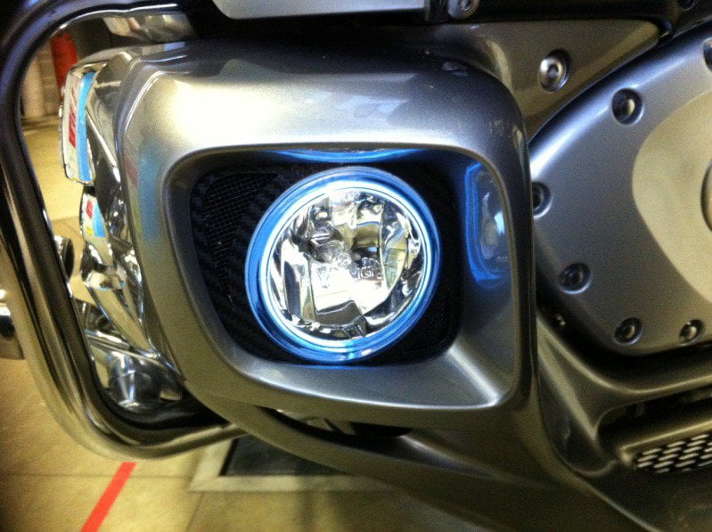For LED Halo Angel Eye Fog Light Kit for for 2012-2017 Honda Goldwing ...