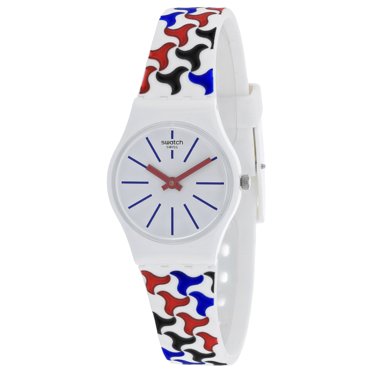 Swatch LK396 Women's Essentials Casual Blue Wrist Watch with Silicone ...