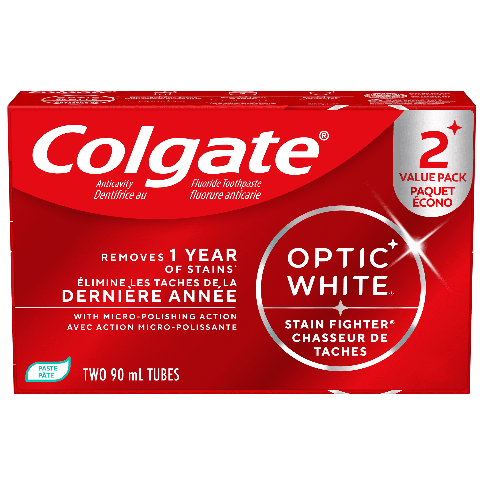Click here for Colgate Optic White Stain Fighter Clean Mint Paste... prices
