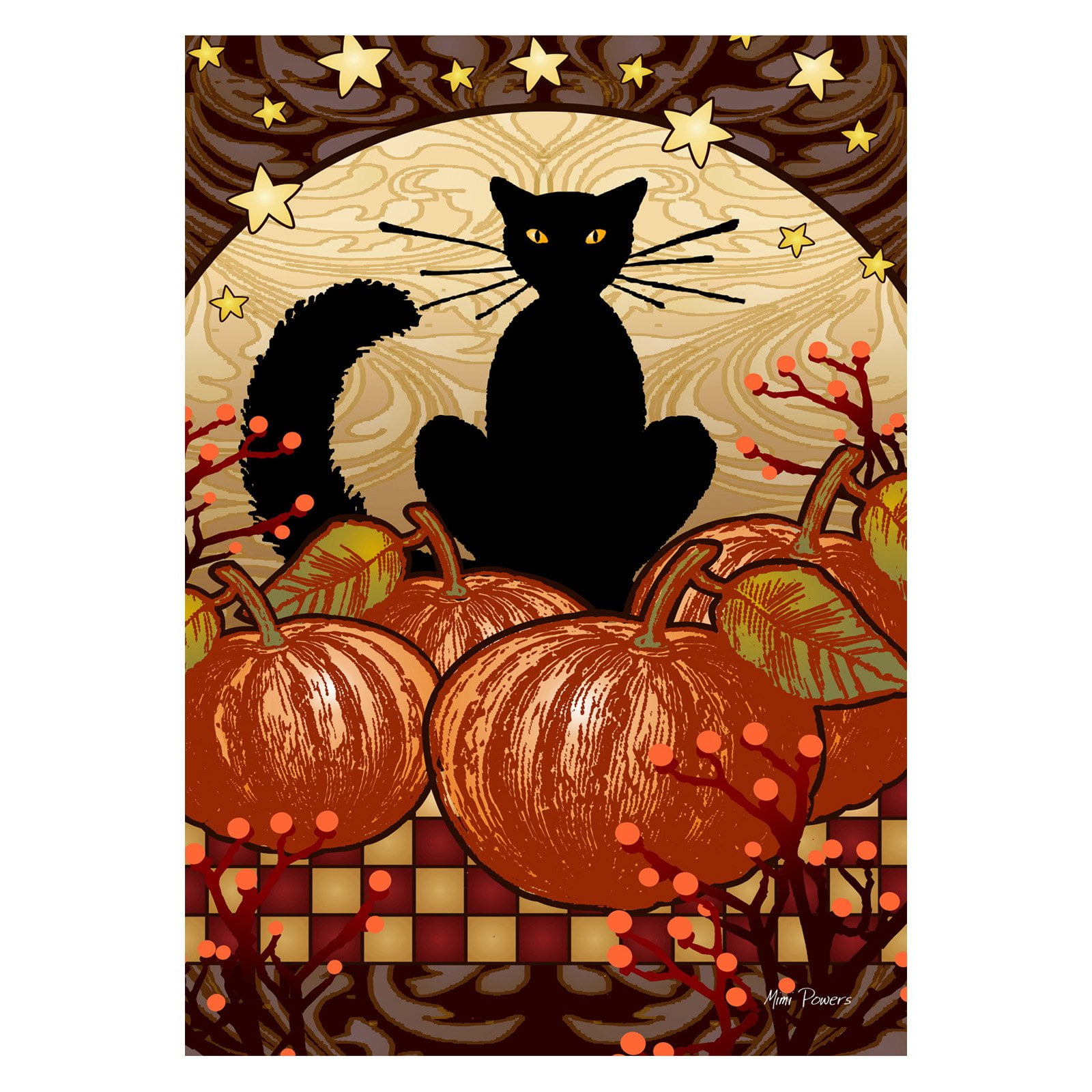 Toland Home Garden Moonlight Cat Flag - Walmart.com - Walmart.com