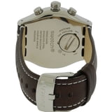 Swatch DESTINATION HAMBURG leather Chronograph Mens Watch YVS432 ...